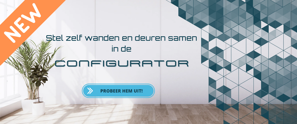 System Flex komt met een unieke wanden- en deuren configurator op de m