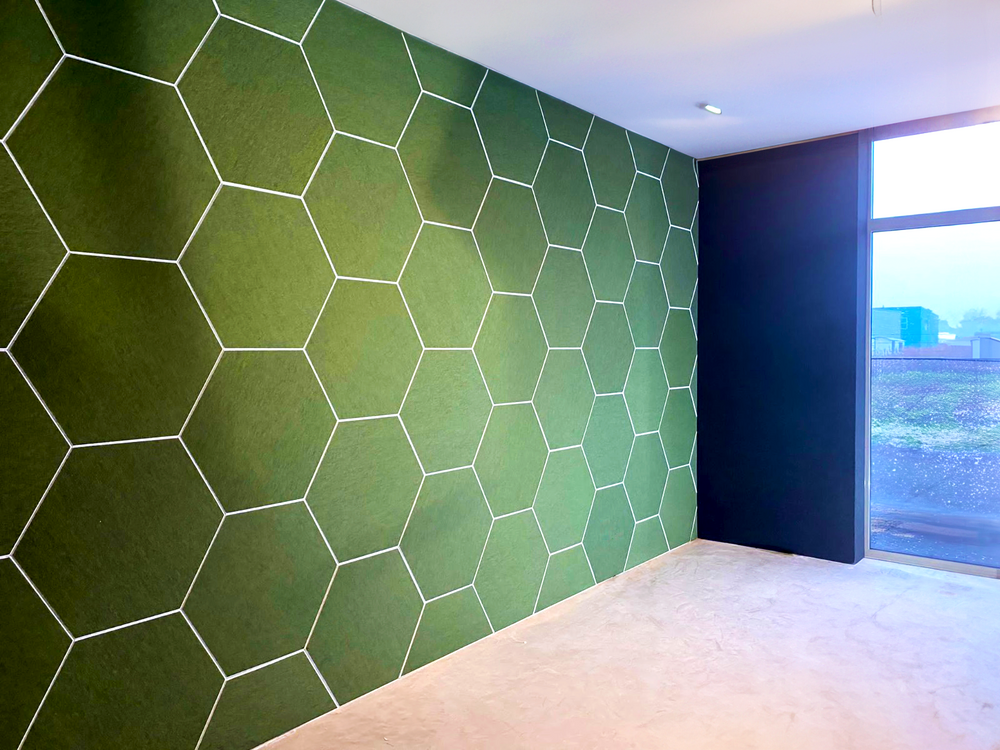 Vilt wandbekleding voor een warm en geluiddempend effect | System Flex